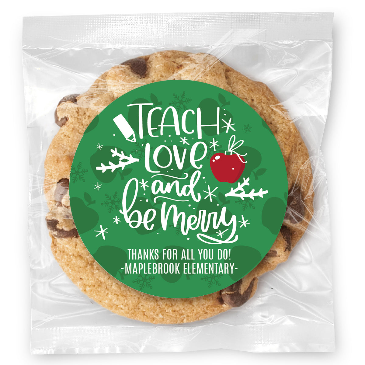 Teach, Love and Be Merry - Gourmet Chocolate Chip Or Variety Pack W ...