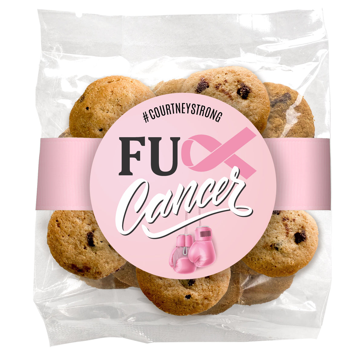 FU Cancer Bite-Sized Chocolate Chip Cookies (2 oz., approx. 16 cookies ...