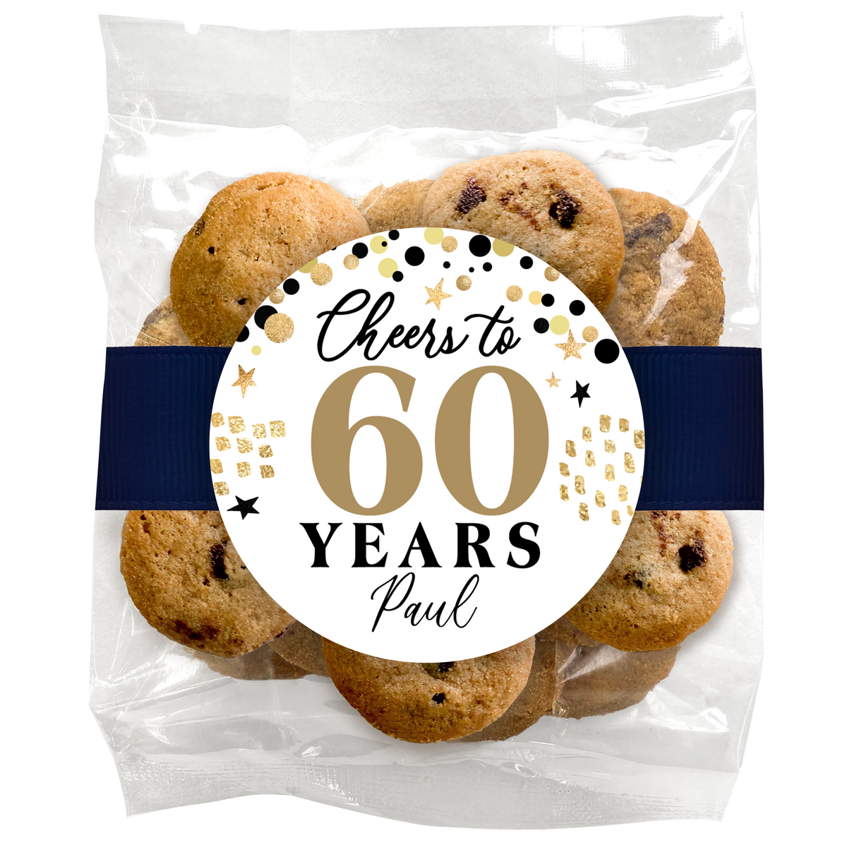 Bite-Sized Chocolate Chip Cookies (2 oz., approx. 14 cookies) W/ Full ...