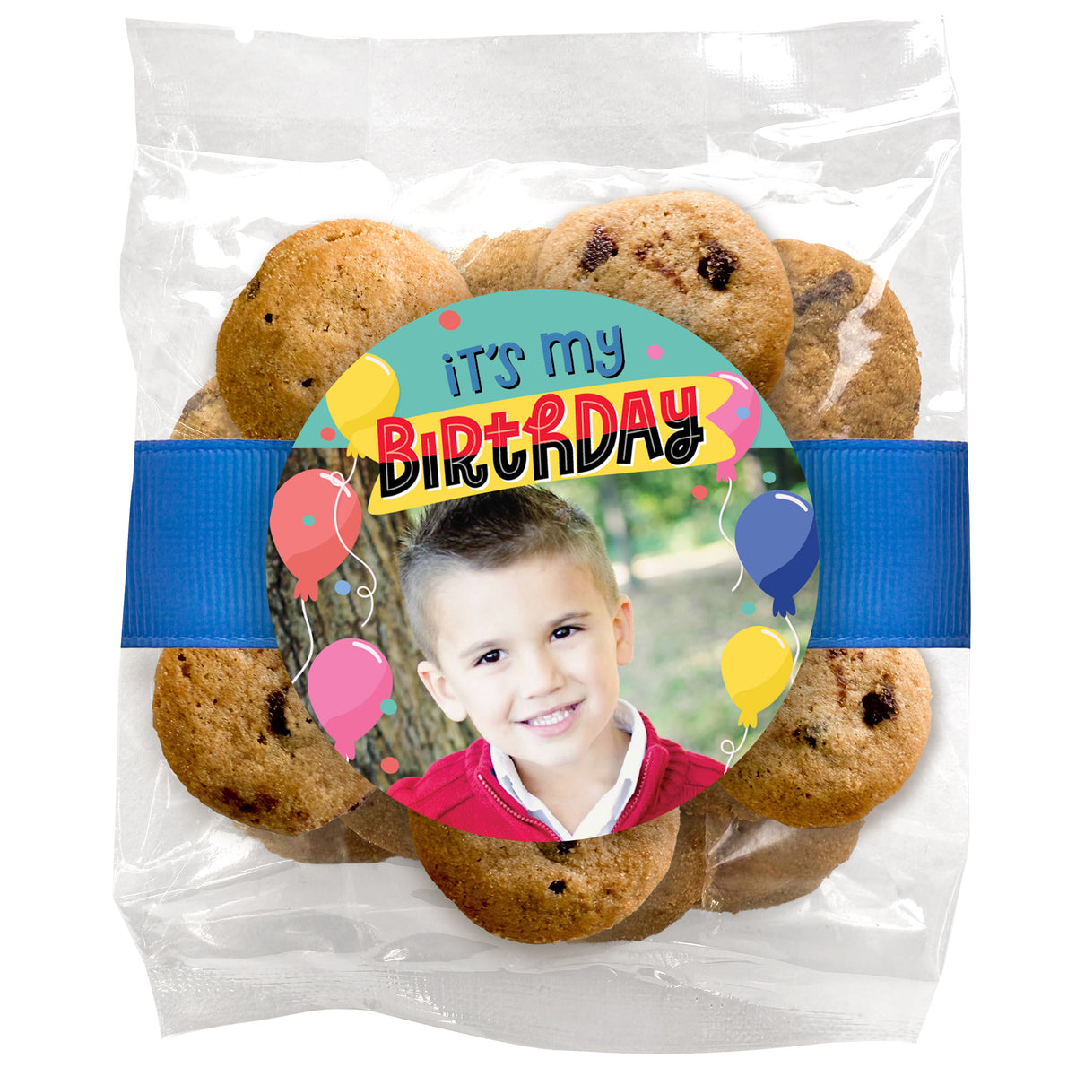It's my Birthday Photo Upload Bite-Sized Chocolate Chip Cookies (2 oz ...