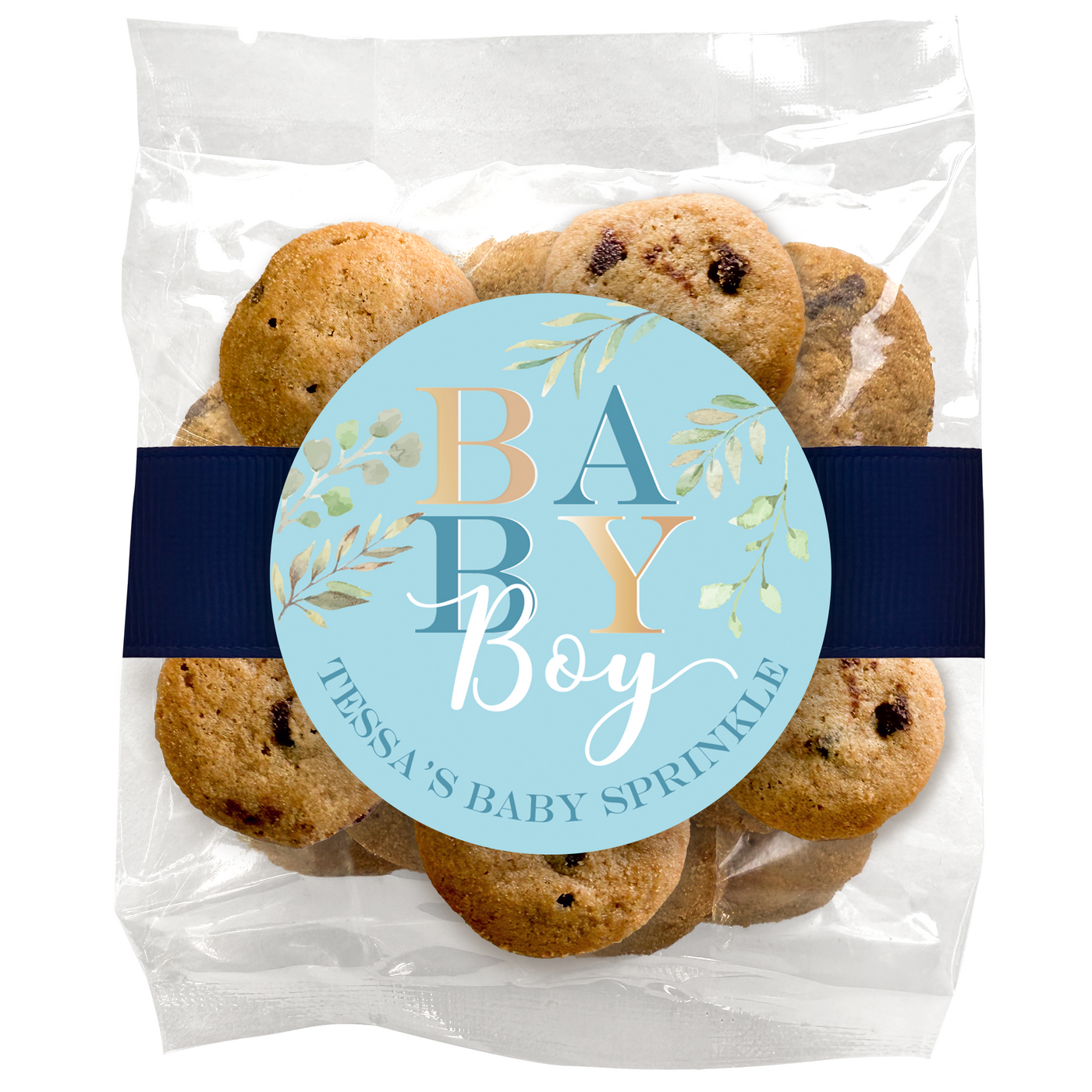 Decorated Custom Baby Shower Cookies | Personalized Baby Shower ...
