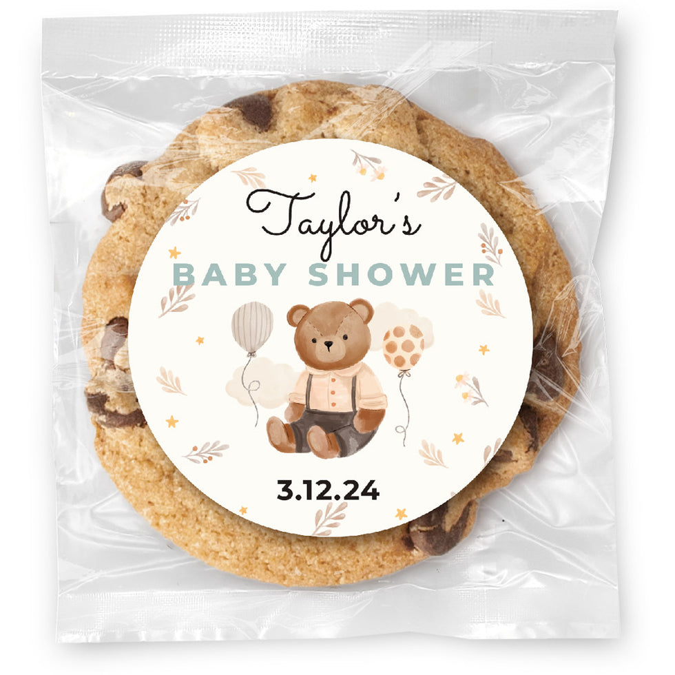 Decorated Custom Baby Shower Cookies | Personalized Baby Shower Cookie ...