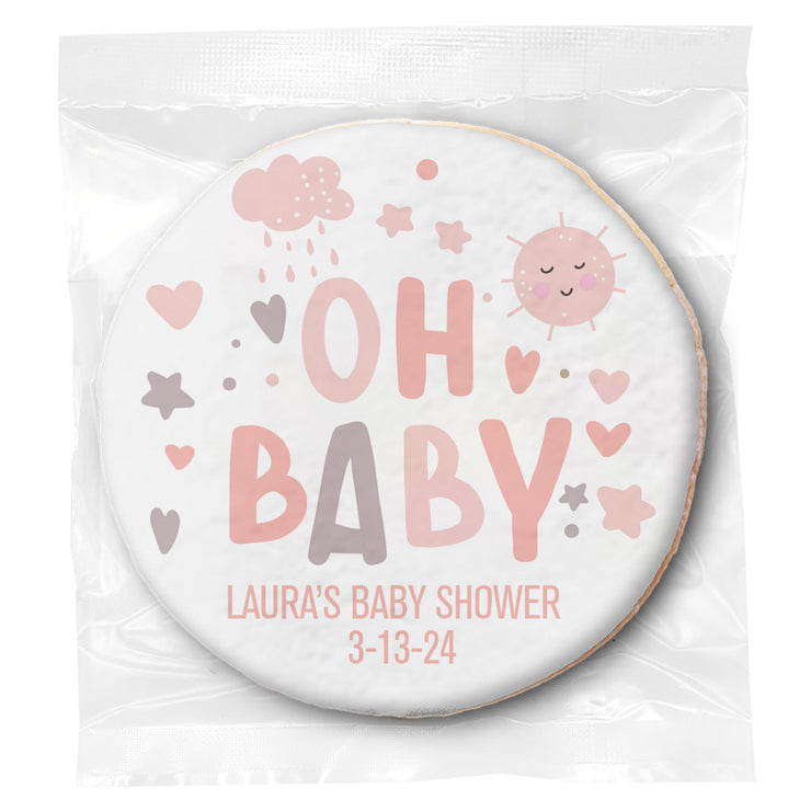 Decorated Custom Baby Shower Cookies | Personalized Baby Shower Cookie ...