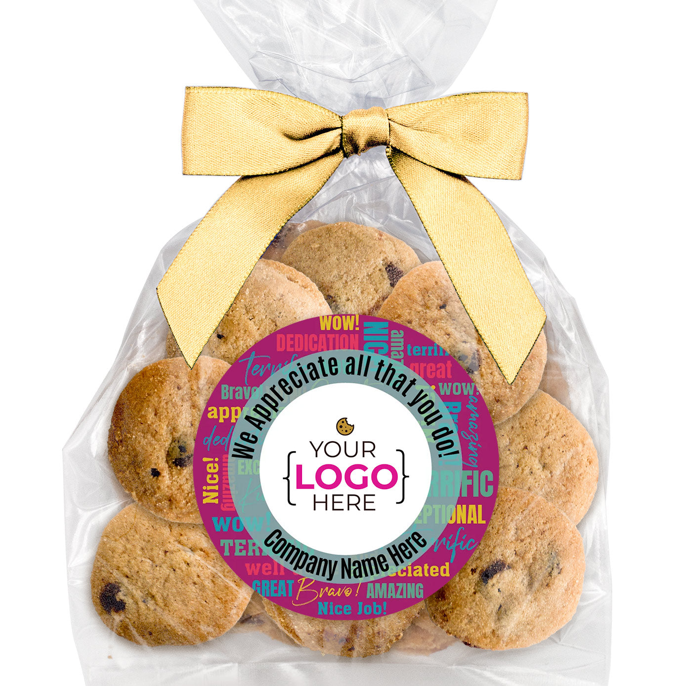 Write your own Appreciation Words Logo Upload - Bite-Sized Chocolate C ...