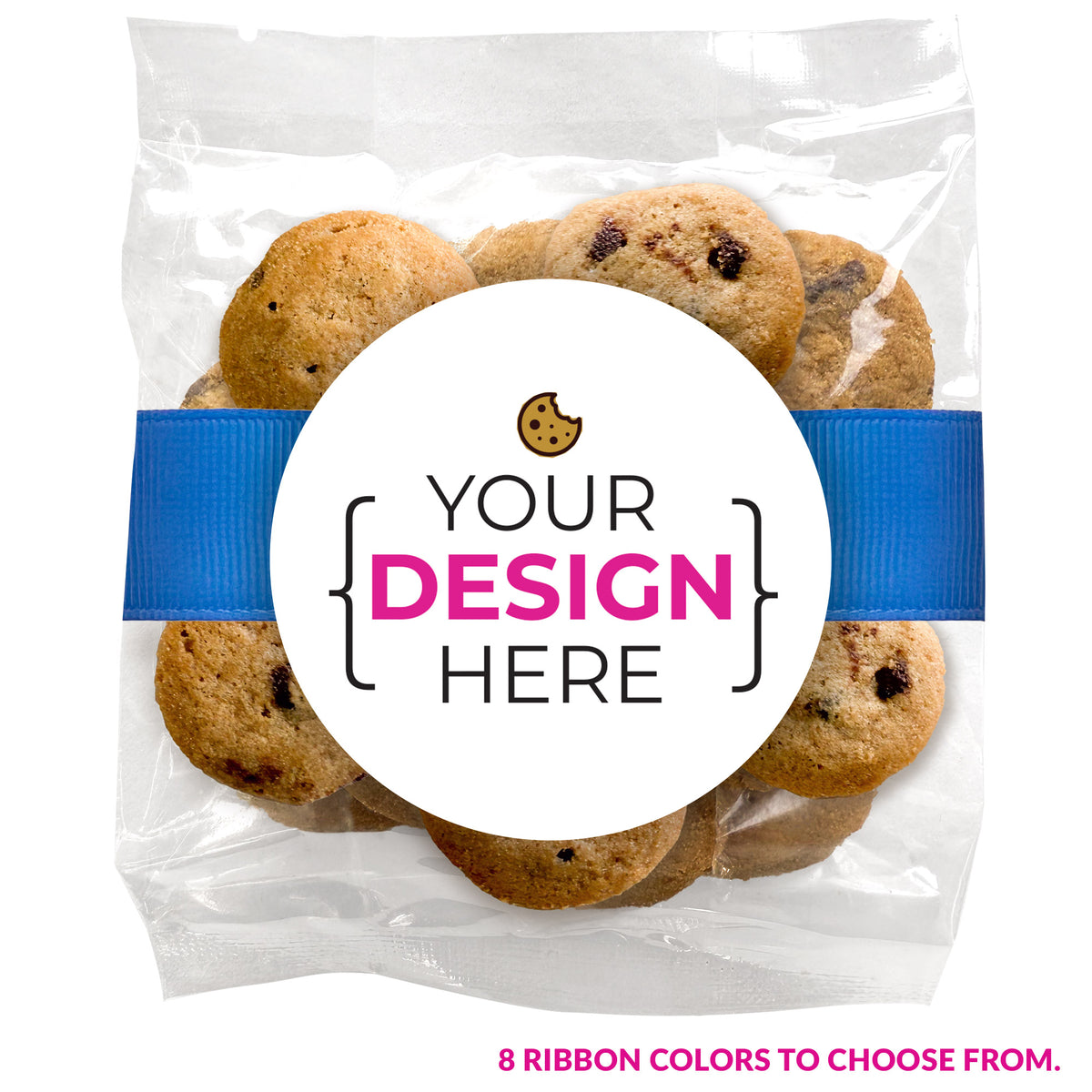 Custom Mini Cookie Gift Bags | Bite-Sized Chocolate Chip Cookies ...