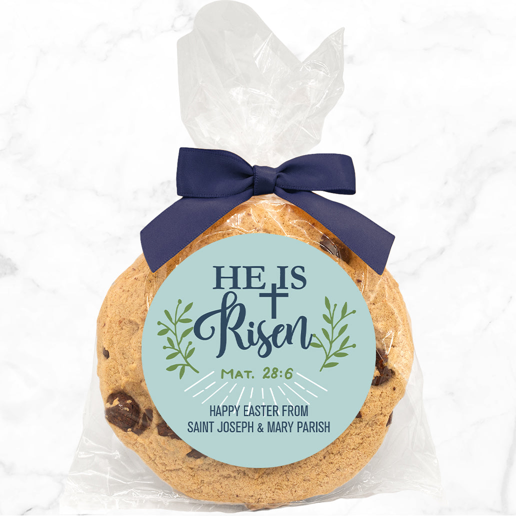 Easter He is Risen - Gourmet Chocolate Chip Or Variety Pack W/ Full ...