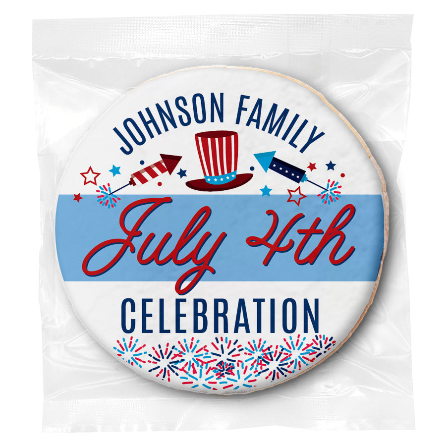 Simple Photo Graduate - Personalized Round Sugar Cookie - Print-On ...