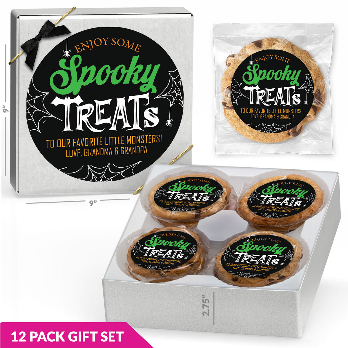 Enjoy Some Spooky Treats - Gourmet Chocolate Chip or Variety Pack w/ F ...