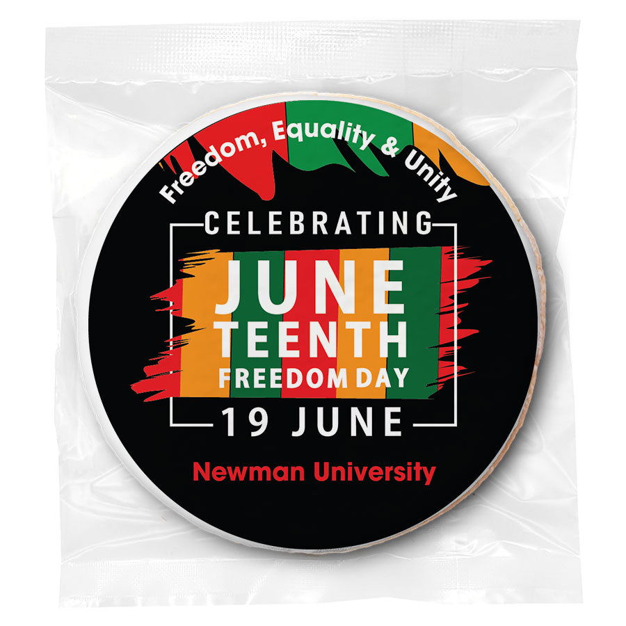 Personalized Direct Print On Round Sugar Cookie Celebrating Juneteenth ...