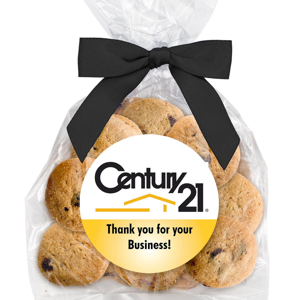 Custom Logo Mini Cookie Bags | Bite-Sized Chocolate Chip Cookies ...