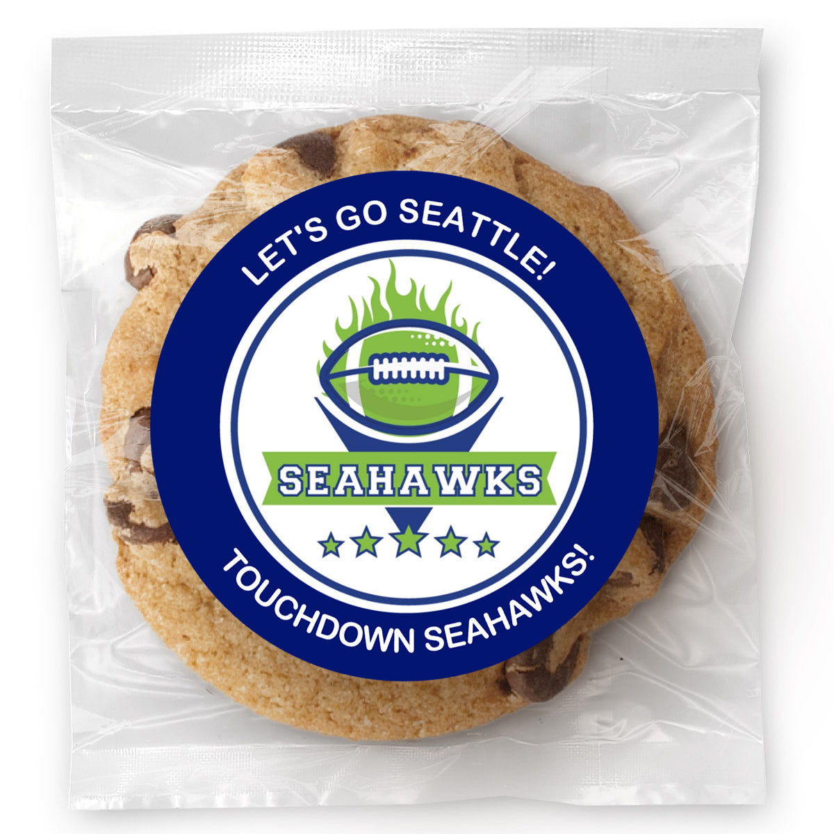 Football Pick Your Team + Message - Gourmet Chocolate Chip Or Variety ...