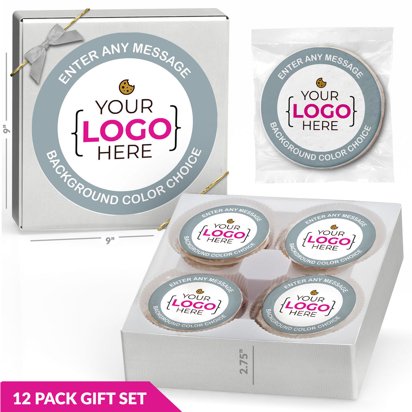 Custom Logo Cookies | Personalized Corporate Cookie Gifts & Treats by ...