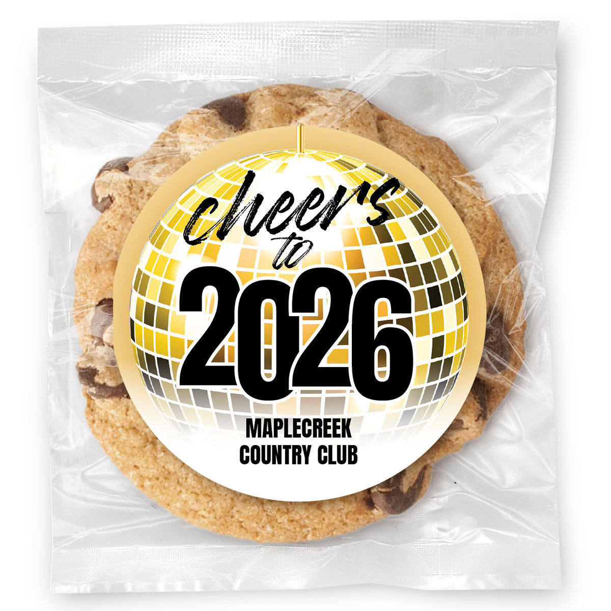 NYE Cheers Disco Ball - Gourmet Chocolate Chip Or Variety Pack W/ Full ...
