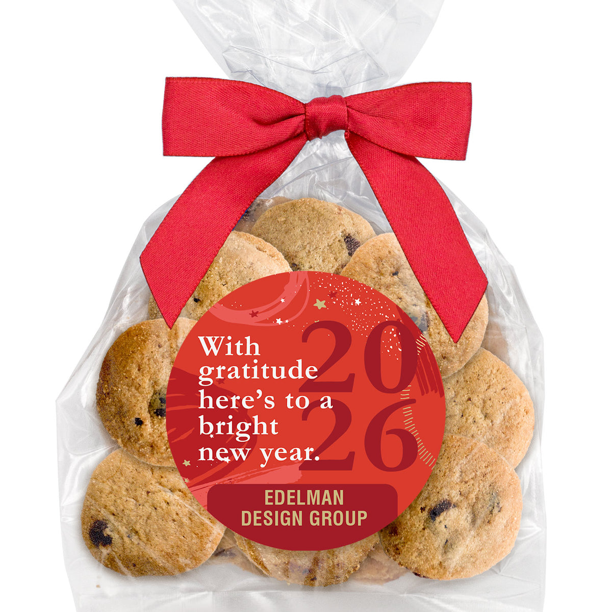 Gratitude for a Bright New Year - Bite-Sized Chocolate Chip Cookies (3 ...