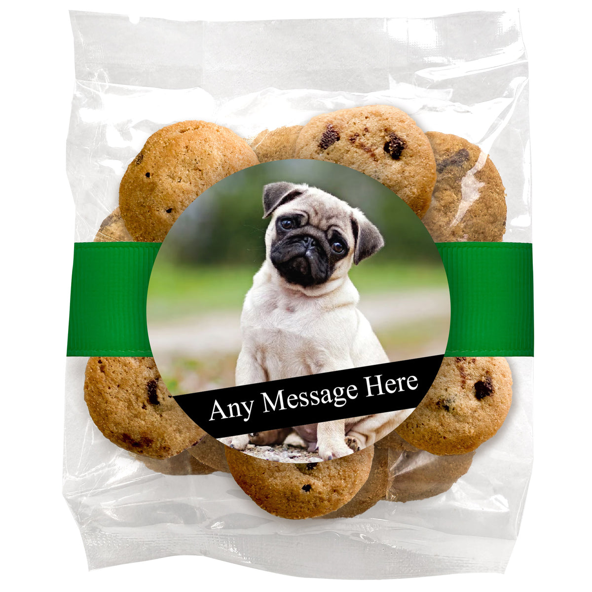 Bite-Sized Chocolate Chip Cookies (2 oz., approx. 14 cookies) W/ Full ...