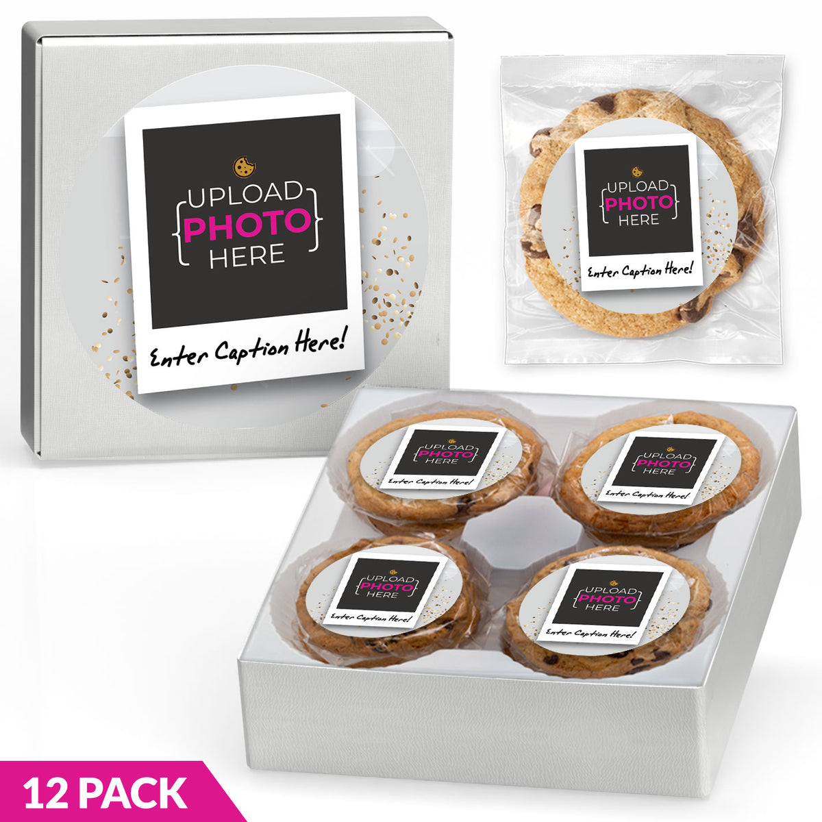 Upload your own Photo - Polaroid & Caption - Gourmet Chocolate Chip or ...