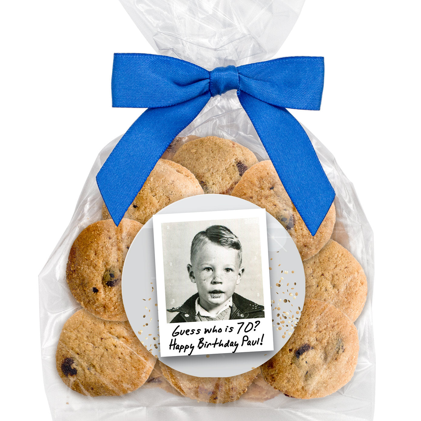 Upload your Own Photo Polaroid – Mini Chocolate Chip Cookie Bag (3 oz ...