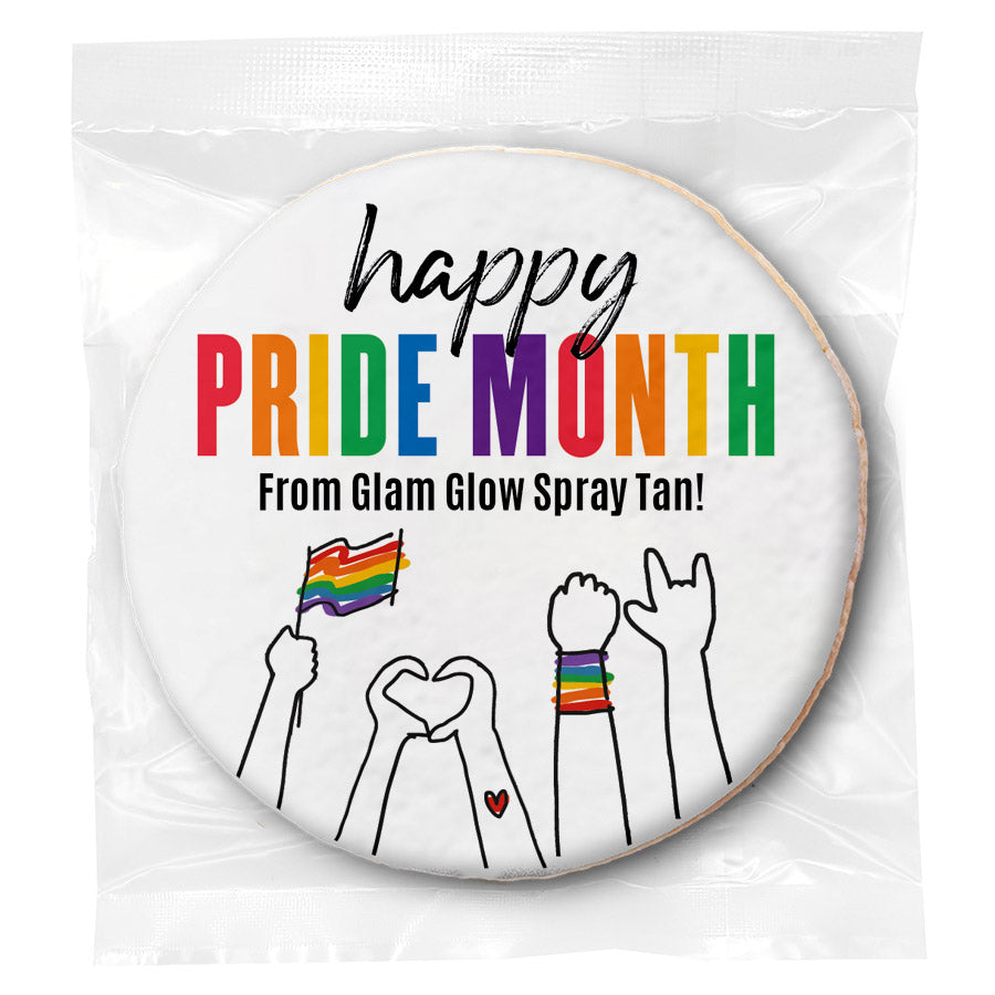 Happy Pride Month - Personalized Round Sugar Cookie – Incredible Cookies