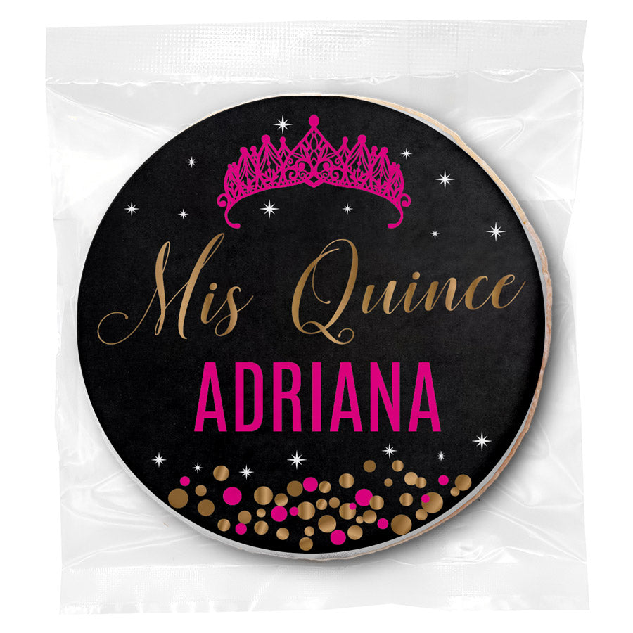 Miss Quince - Personalized Round Sugar Cookie – Incredible Cookies