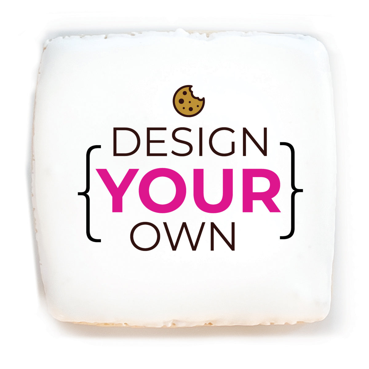 Add Your Own Design - Personalized Direct Print On Square Sugar Cookie ...
