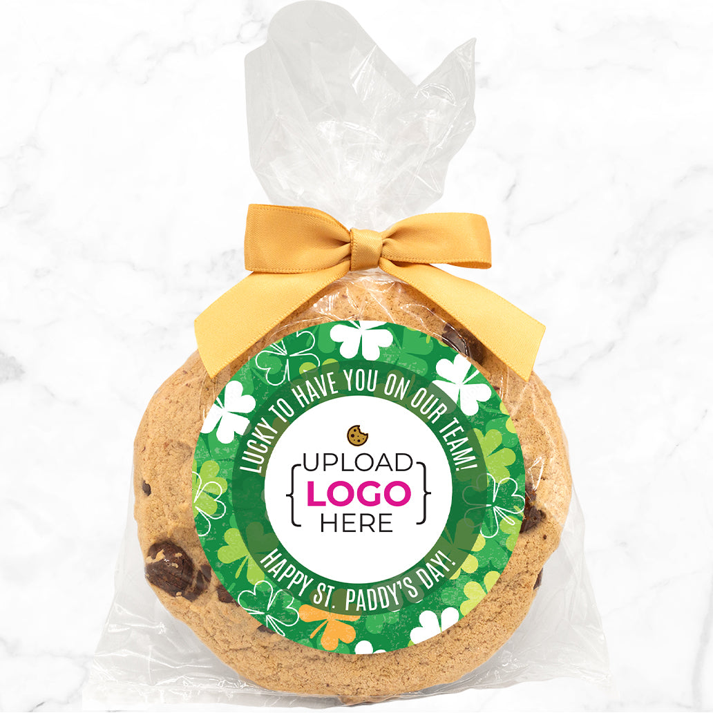 Saint Patrick's Day Logo Upload- Gourmet Chocolate Chip Or Variety Pack ...