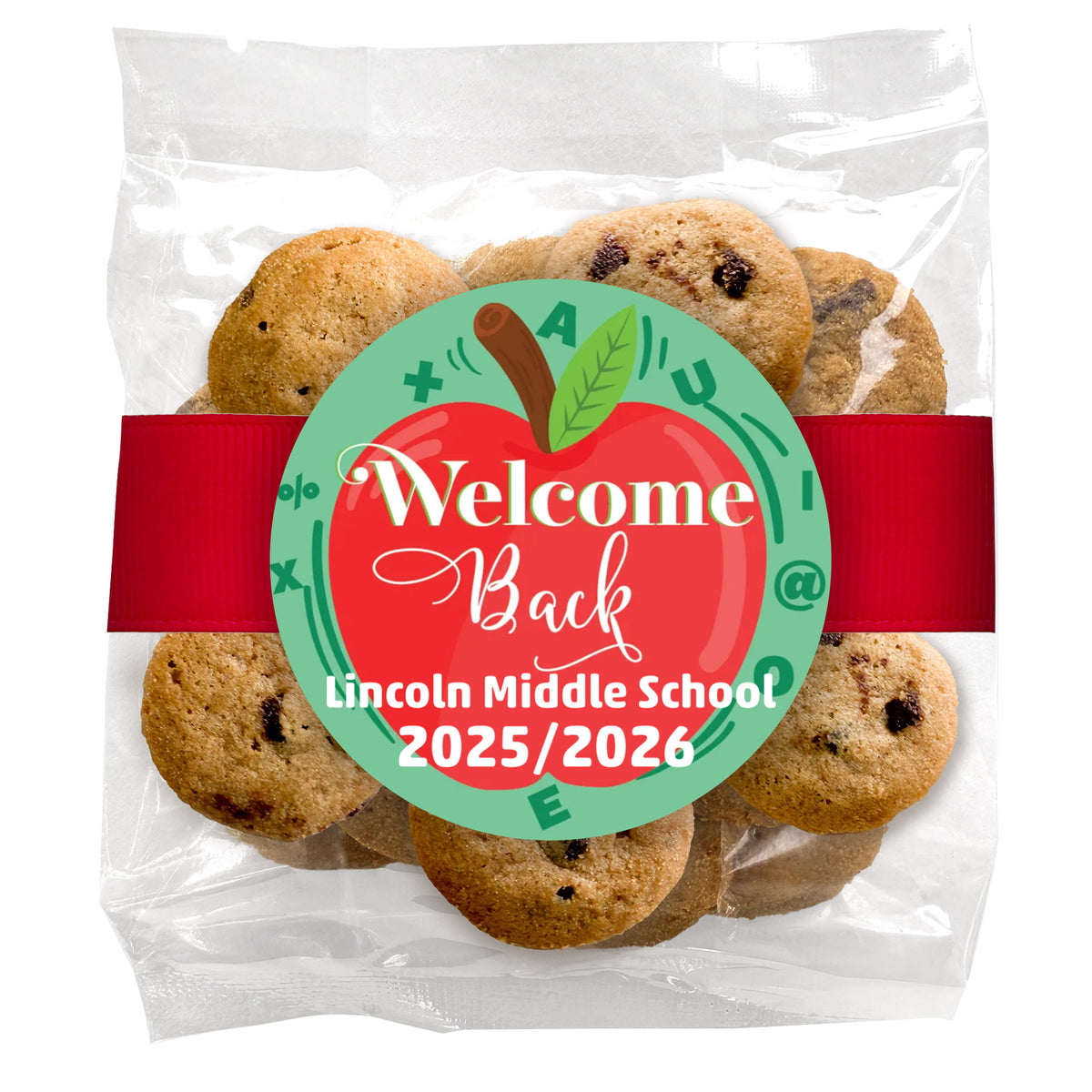 Bite-Sized Chocolate Chip Cookies (2 oz., approx. 20 cookies) W/ Full ...