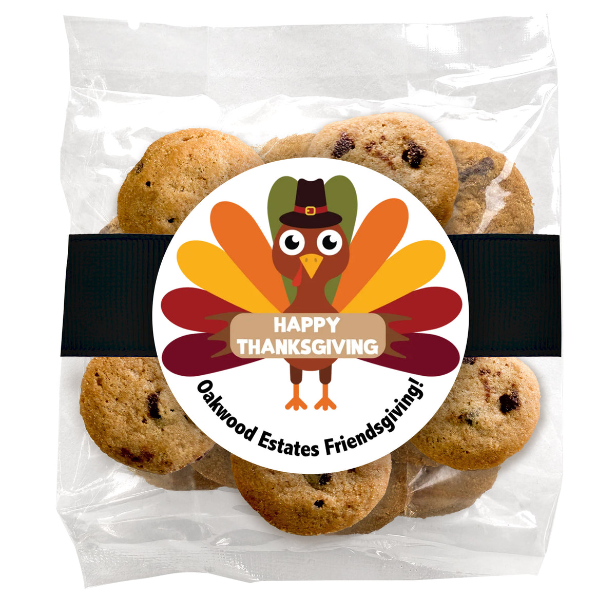 Bite-Sized Chocolate Chip Cookies (2 oz., approx. 14 cookies) W/ Full ...