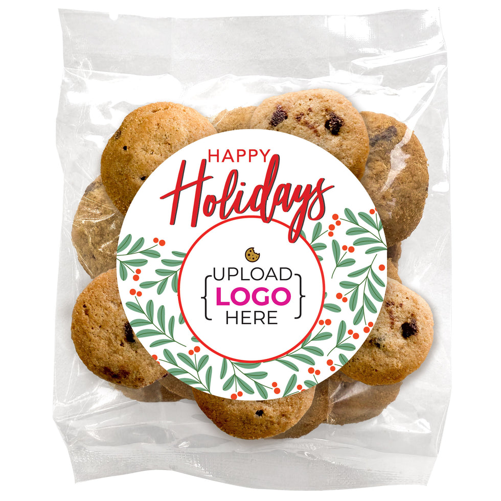 Bite-Sized Chocolate Chip Cookies (2 oz., approx. 20 cookies) W/ Full ...