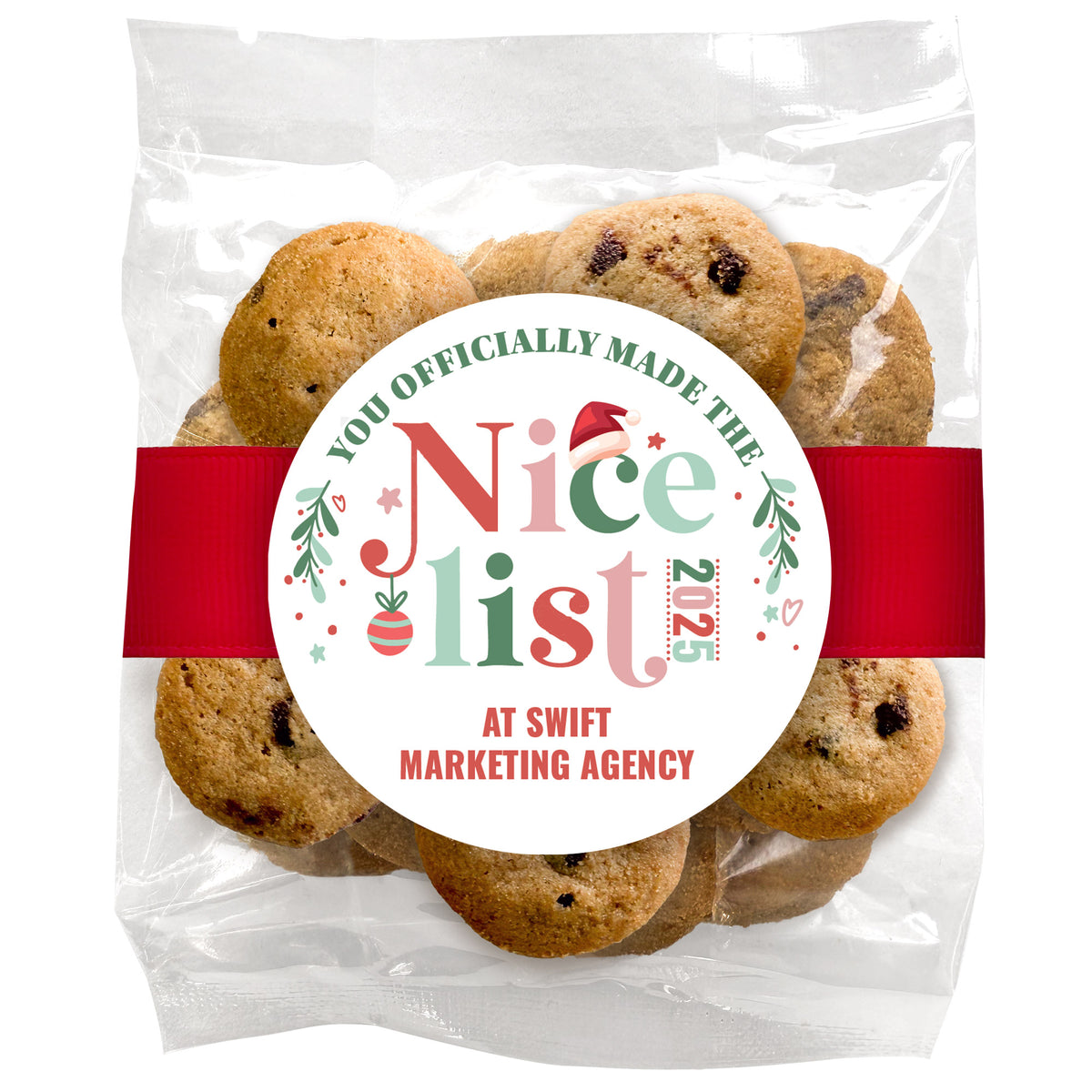 You Officially Made the Nice List Bite-Sized Chocolate Chip Cookies (2 ...